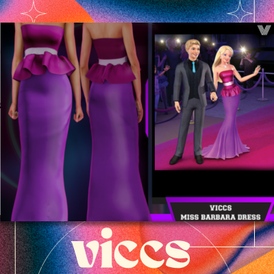 VICCS_MISS BARBARA DRESS (TEEN-ELDER) - Gallery - The Sims 4 Create a ...