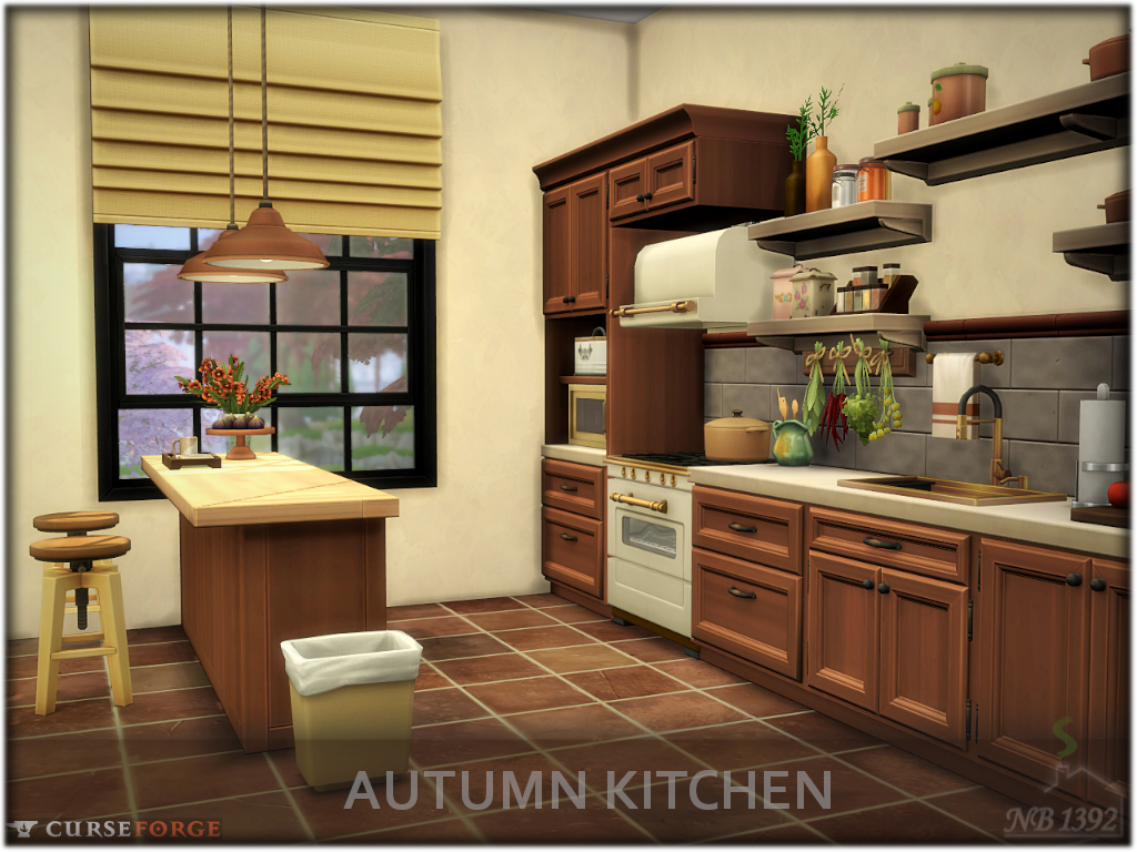 Autumn Kitchen - Gallery - The Sims 4 Rooms / Lots - CurseForge