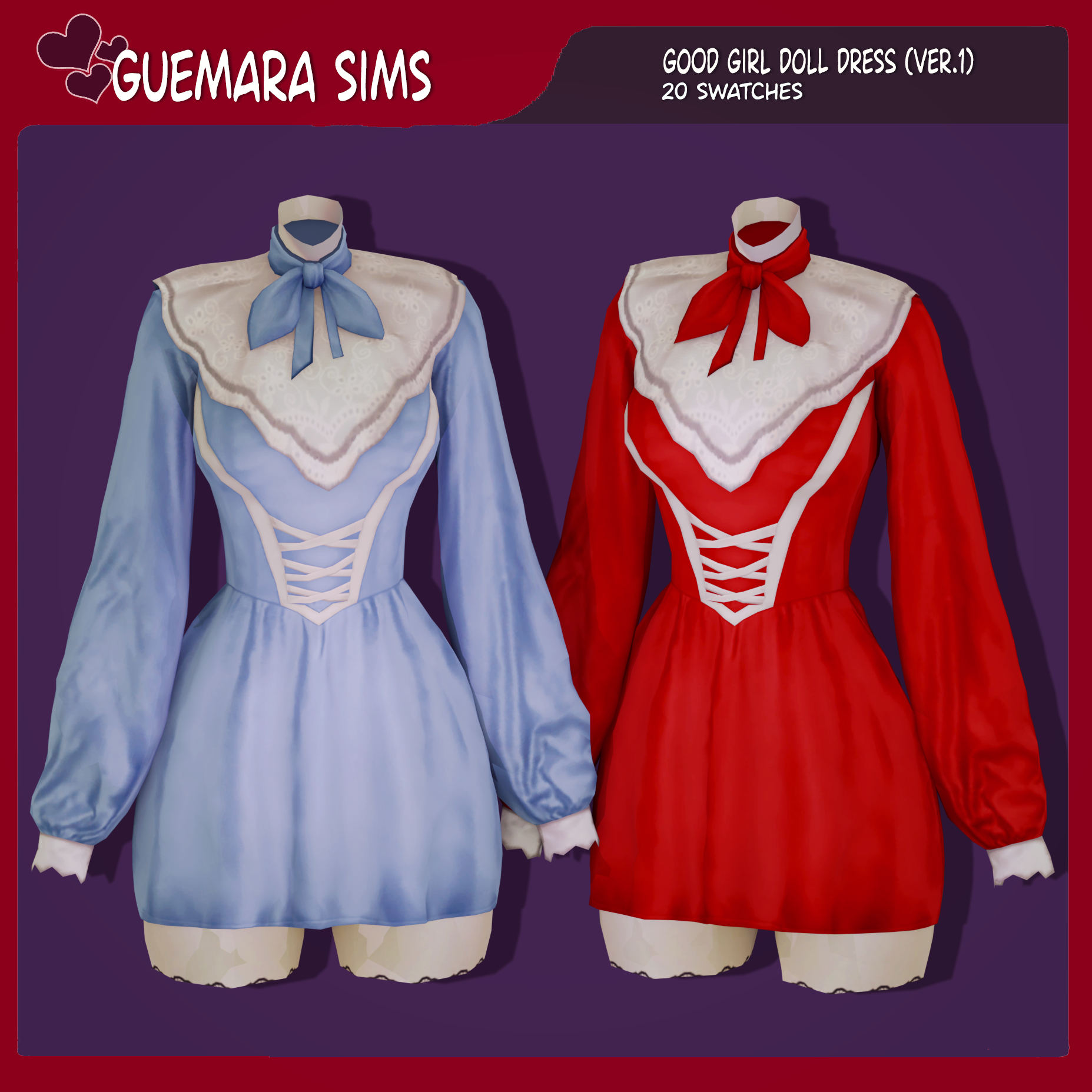 Good Girl Doll Dress (Ver. 1) - Gallery - The Sims 4 Create a Sim ...