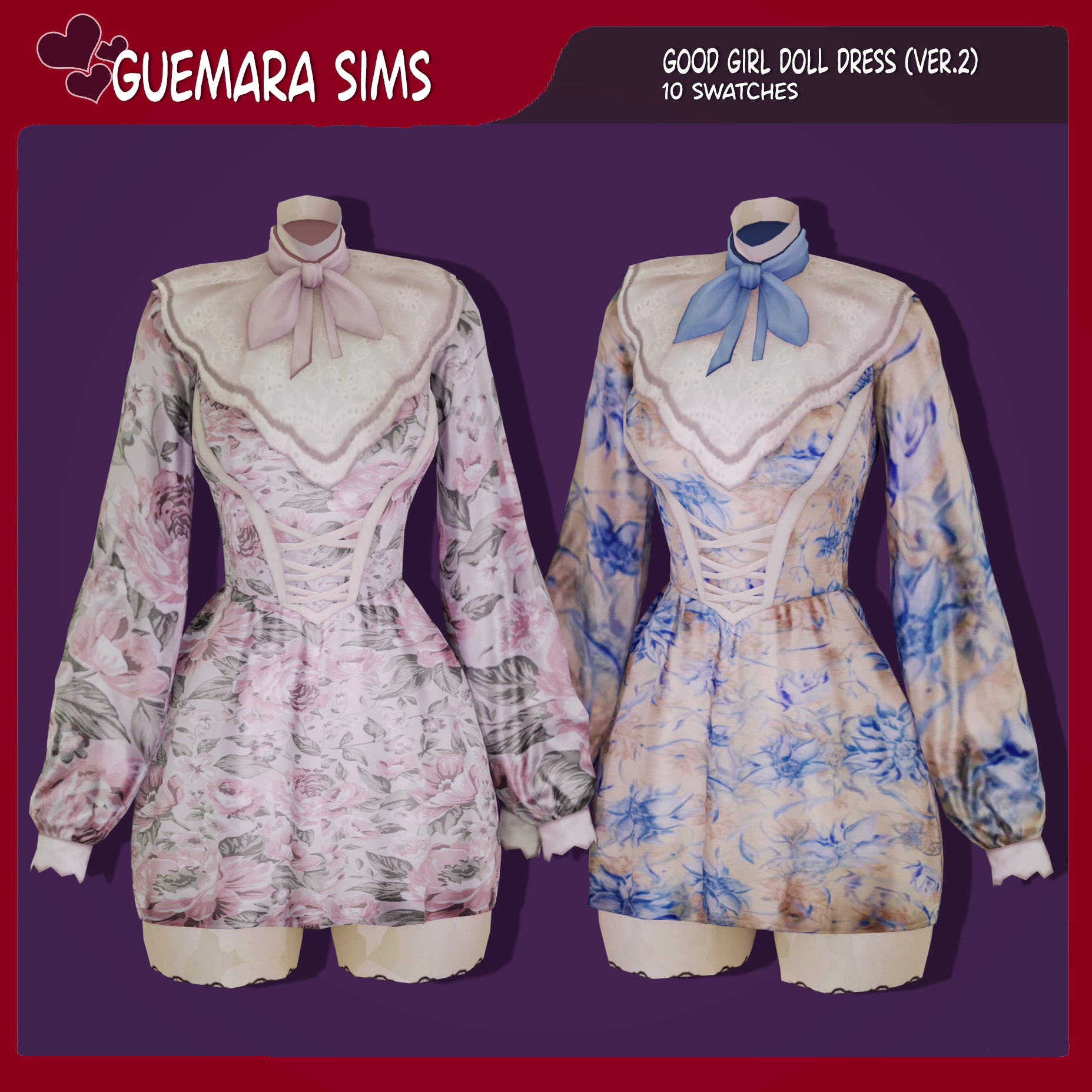 Good Girl Doll Dress (Ver. 2) - Gallery - The Sims 4 Create a Sim ...