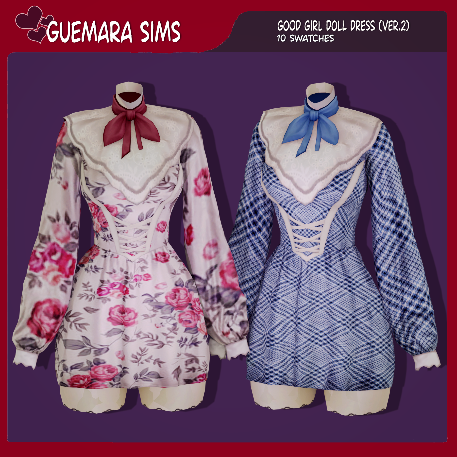 Good Girl Doll Dress (Ver. 2) - Gallery - The Sims 4 Create a Sim ...