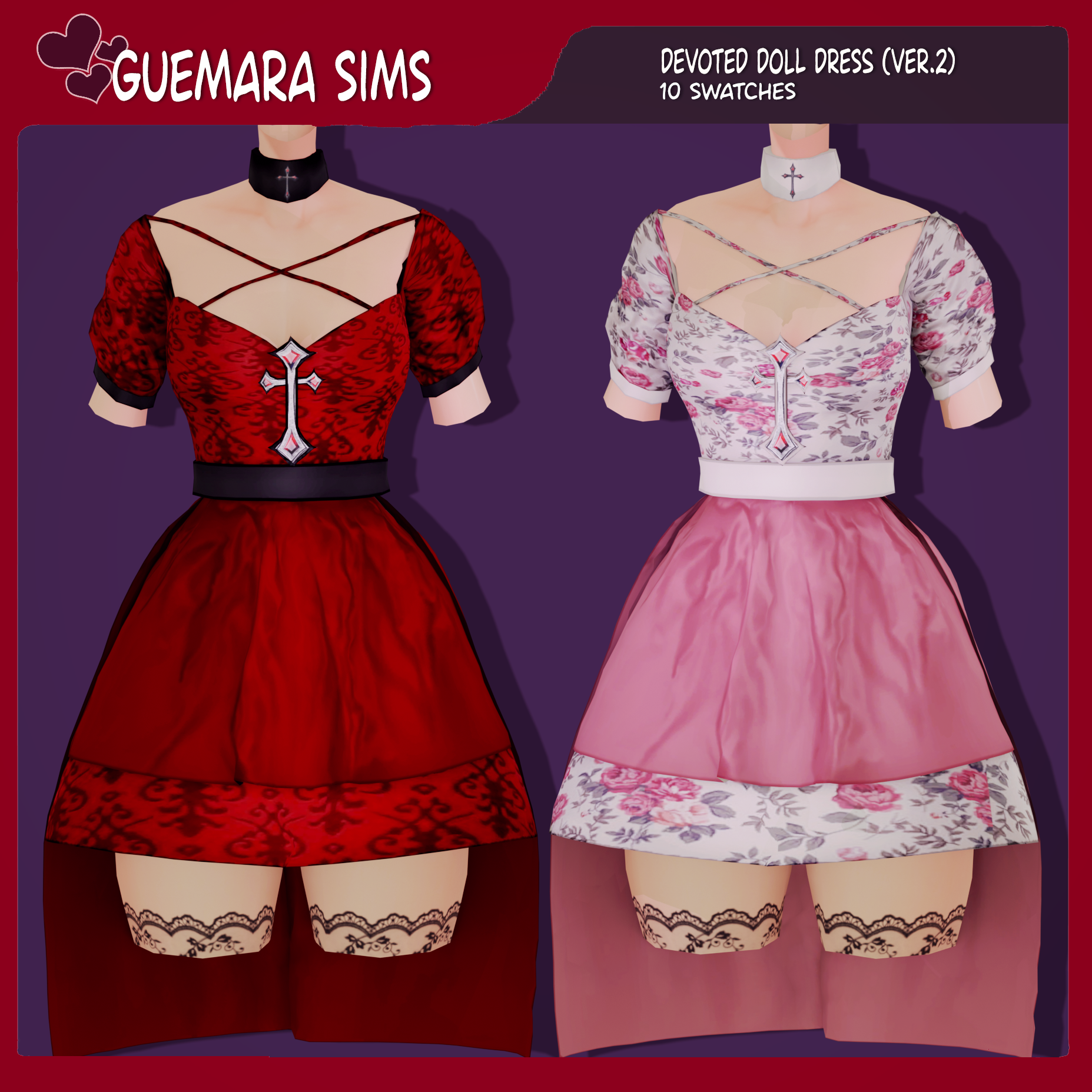 Devoted Doll Dress (Ver.2) - Gallery - The Sims 4 Create a Sim - CurseForge