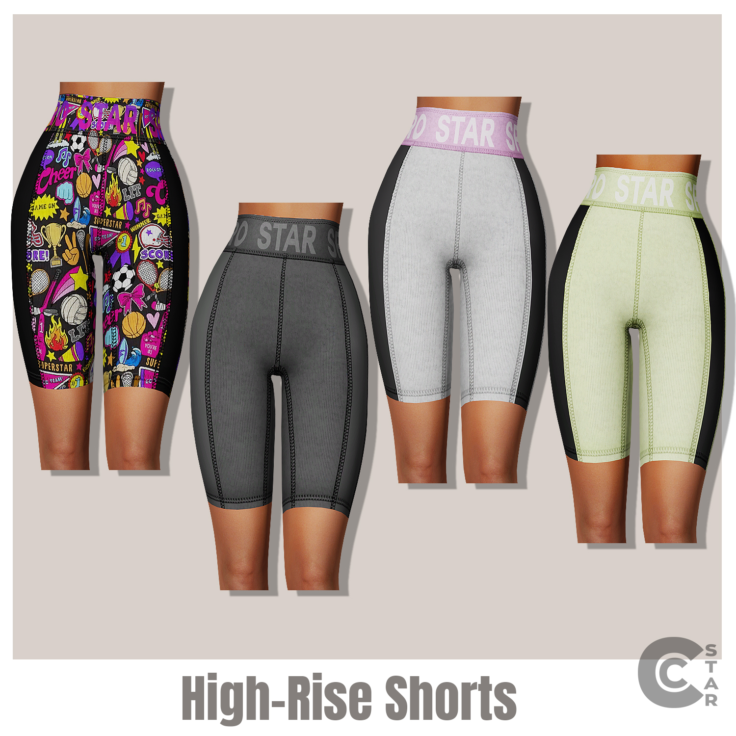 High-Rise Shorts - Gallery - The Sims 4 Create a Sim - CurseForge