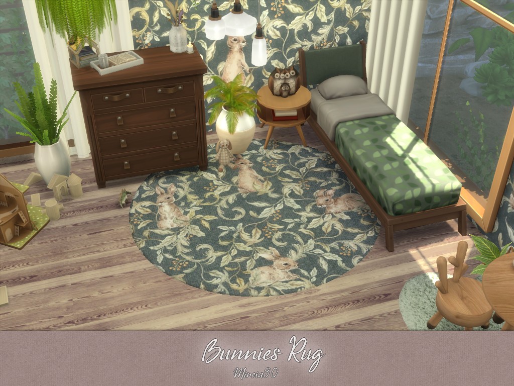 Bunnies Rug - Gallery - The Sims 4 Build / Buy - CurseForge