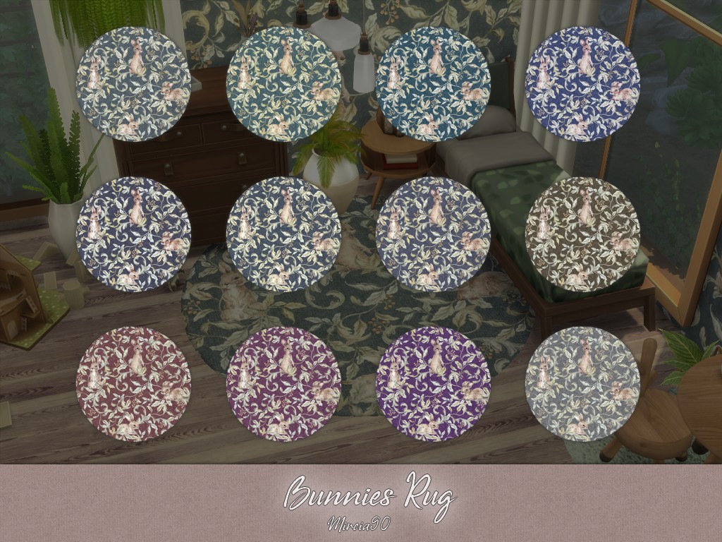 Bunnies Rug - Gallery - The Sims 4 Build / Buy - CurseForge