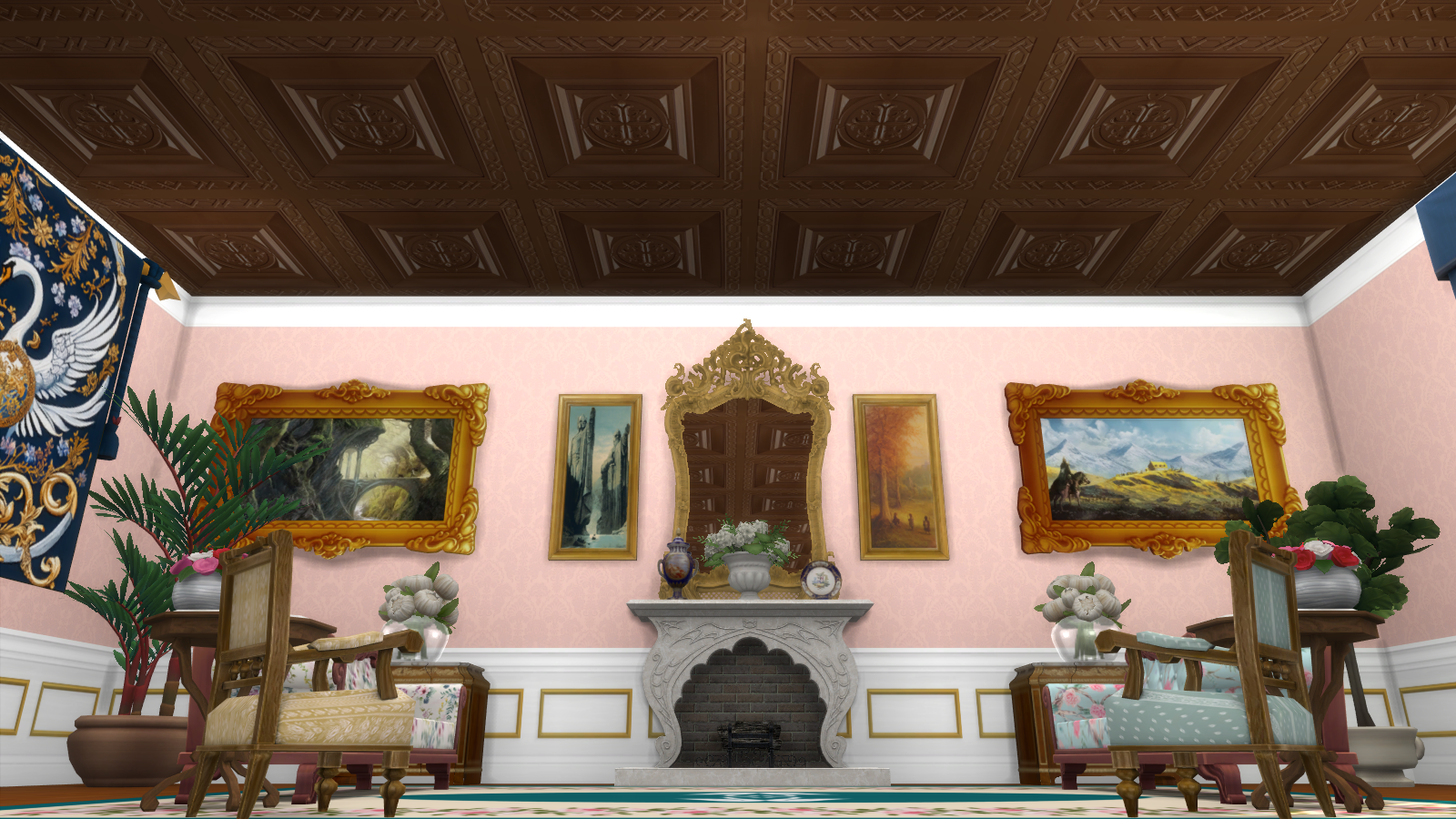 Simblreen 2023 Gift 1: Ceiling Tiles - Gallery - The Sims 4 Build / Buy ...
