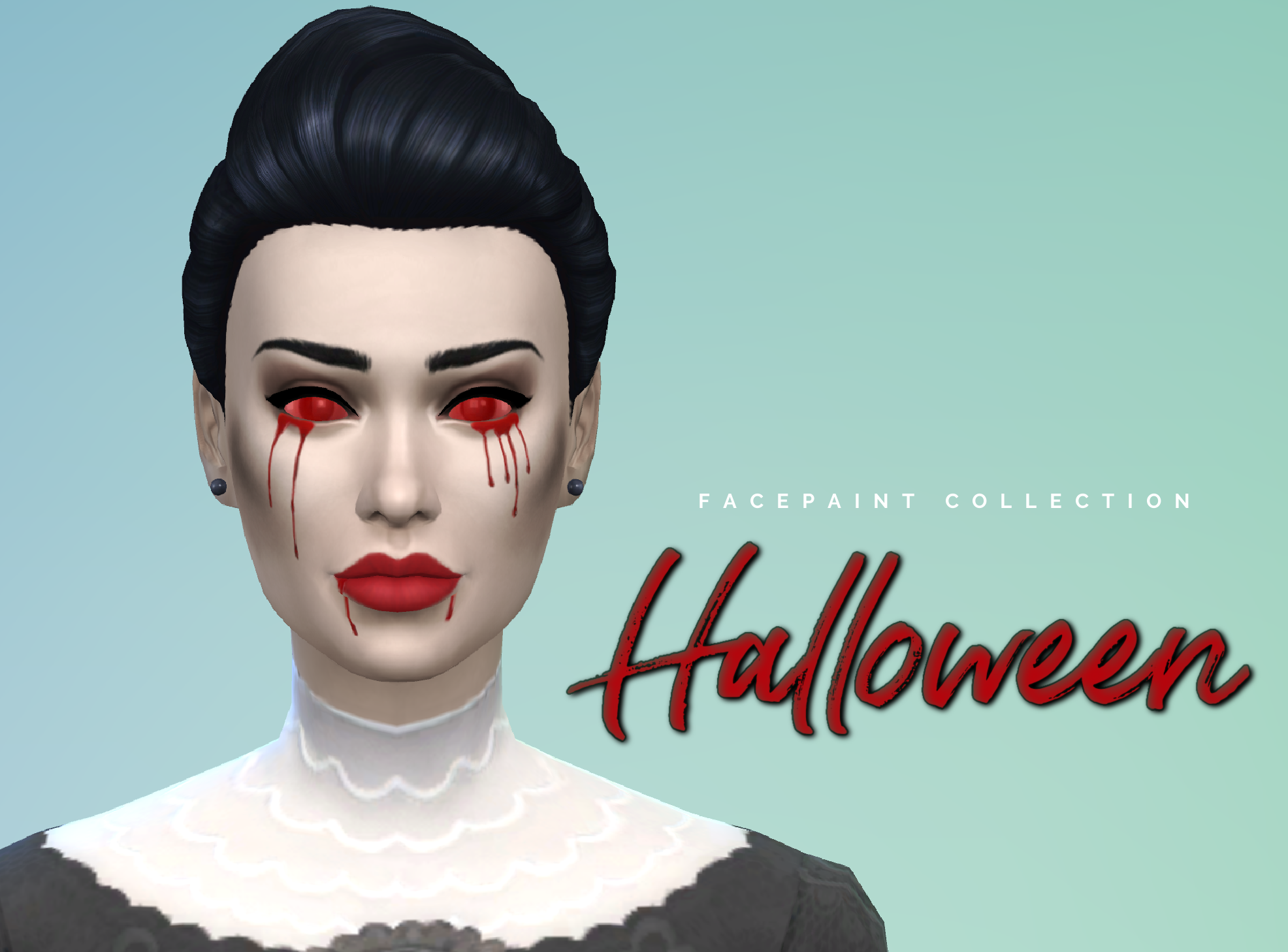 Halloween Facepaint Collection - The Sims 4 Create a Sim - CurseForge