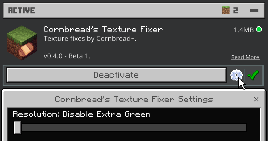 Cornbread's Texture Fixer - Minecraft Bedrock Addons - CurseForge