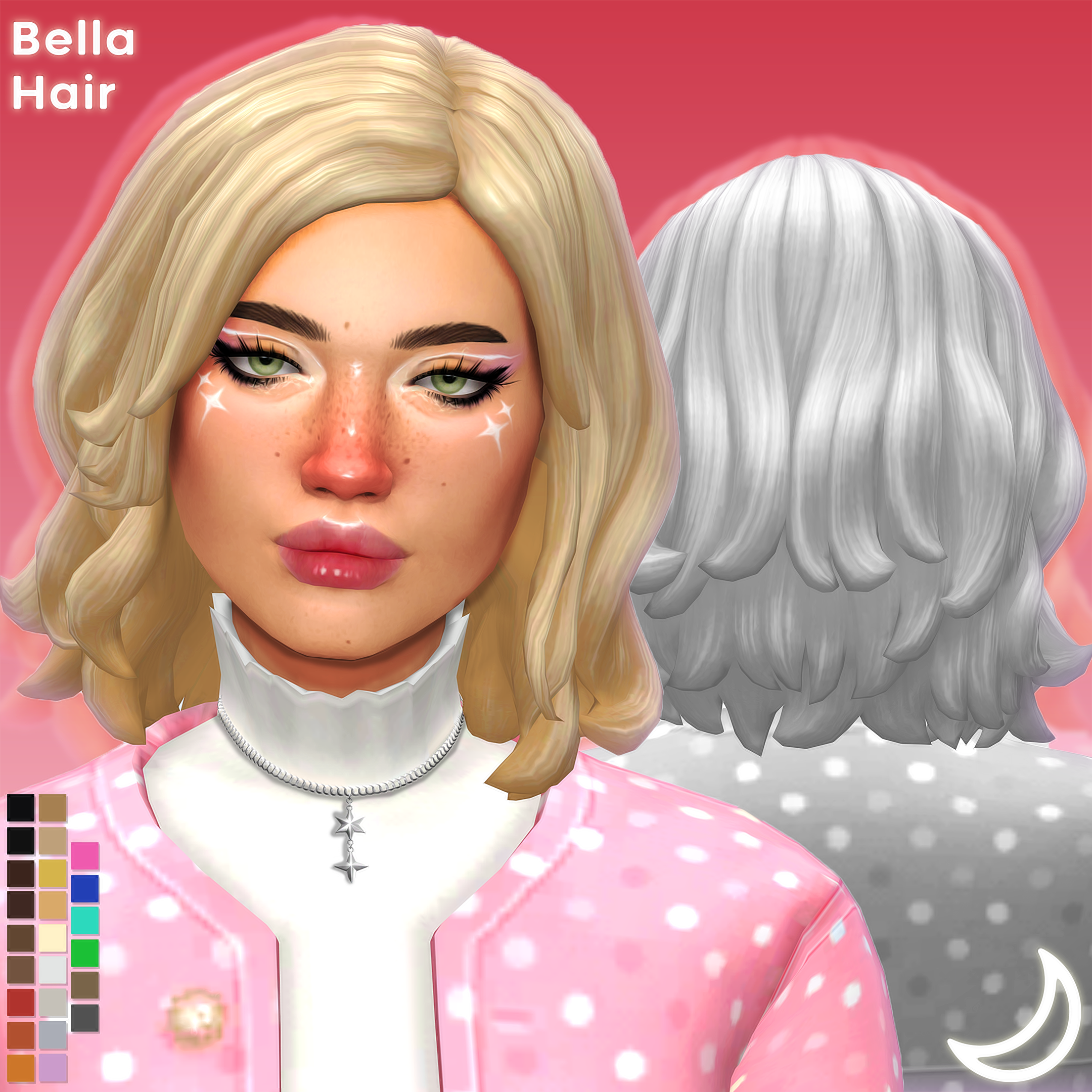 Bella Hairstyle - Gallery - The Sims 4 Create a Sim - CurseForge