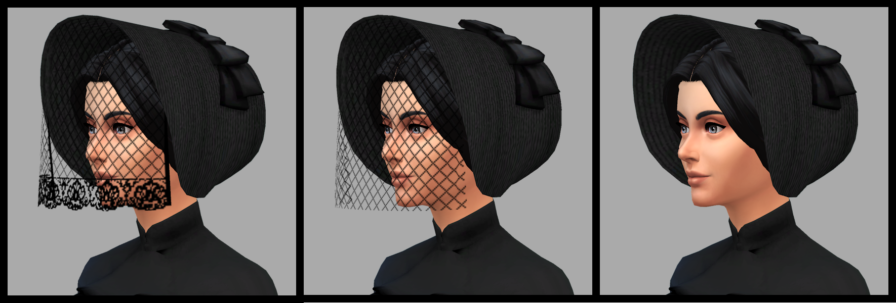 Mourning Bonnet - Buzzard - Gallery - The Sims 4 Create a Sim - CurseForge