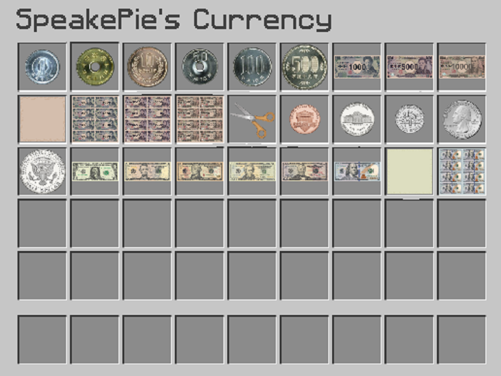 SpeakePie's Currency (Forge) - Gallery - Minecraft Mods - CurseForge