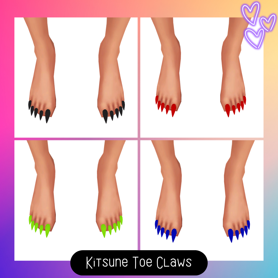 [JBTN] Kitsune Claw Set - Screenshots - The Sims 4 Create a Sim ...
