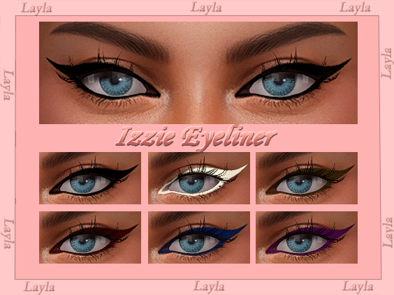 Layla - Izzie Eyeliner - The Sims 4 Create a Sim - CurseForge