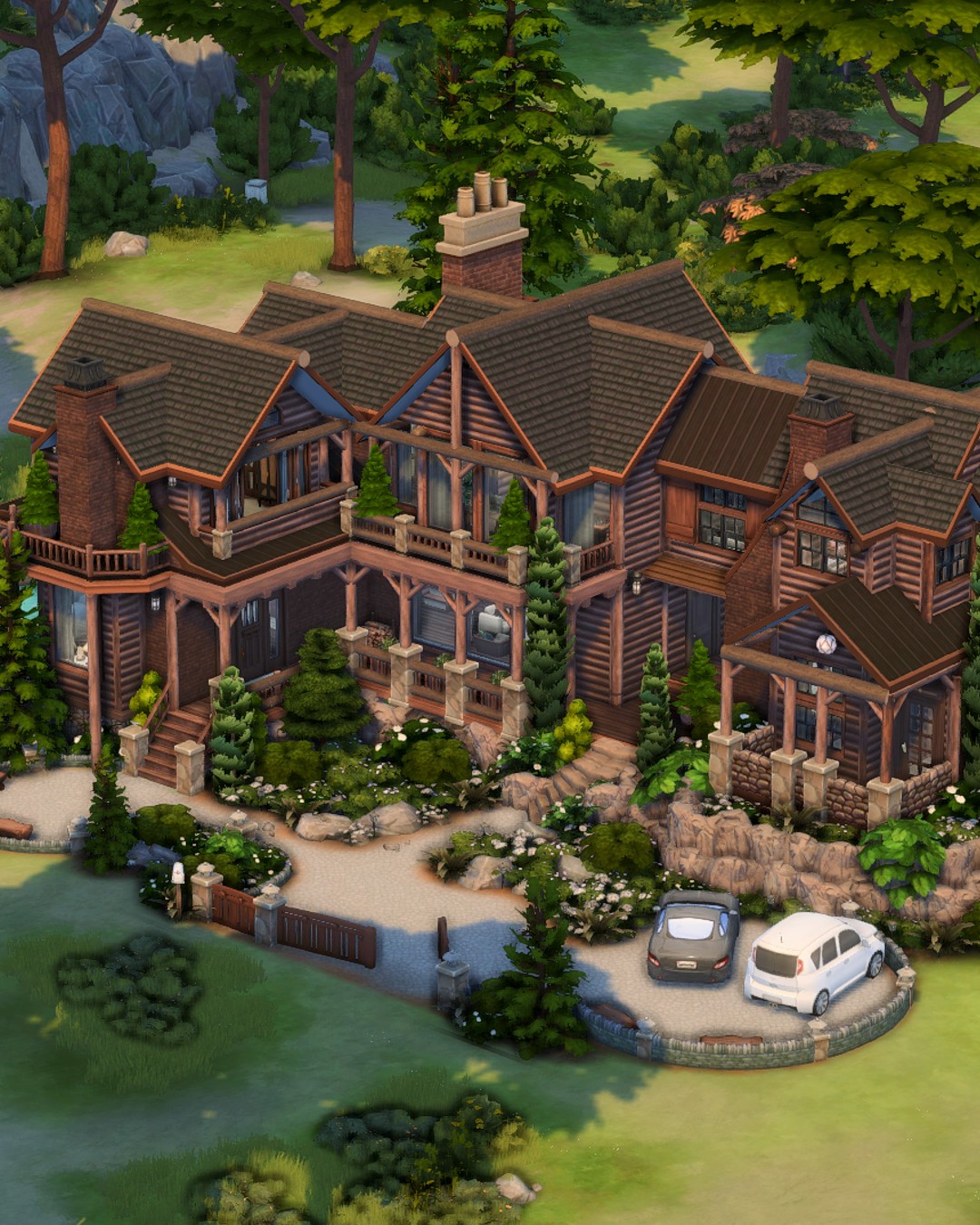 Huge Family Lodge - Gallery - The Sims 4 Rooms / Lots - CurseForge