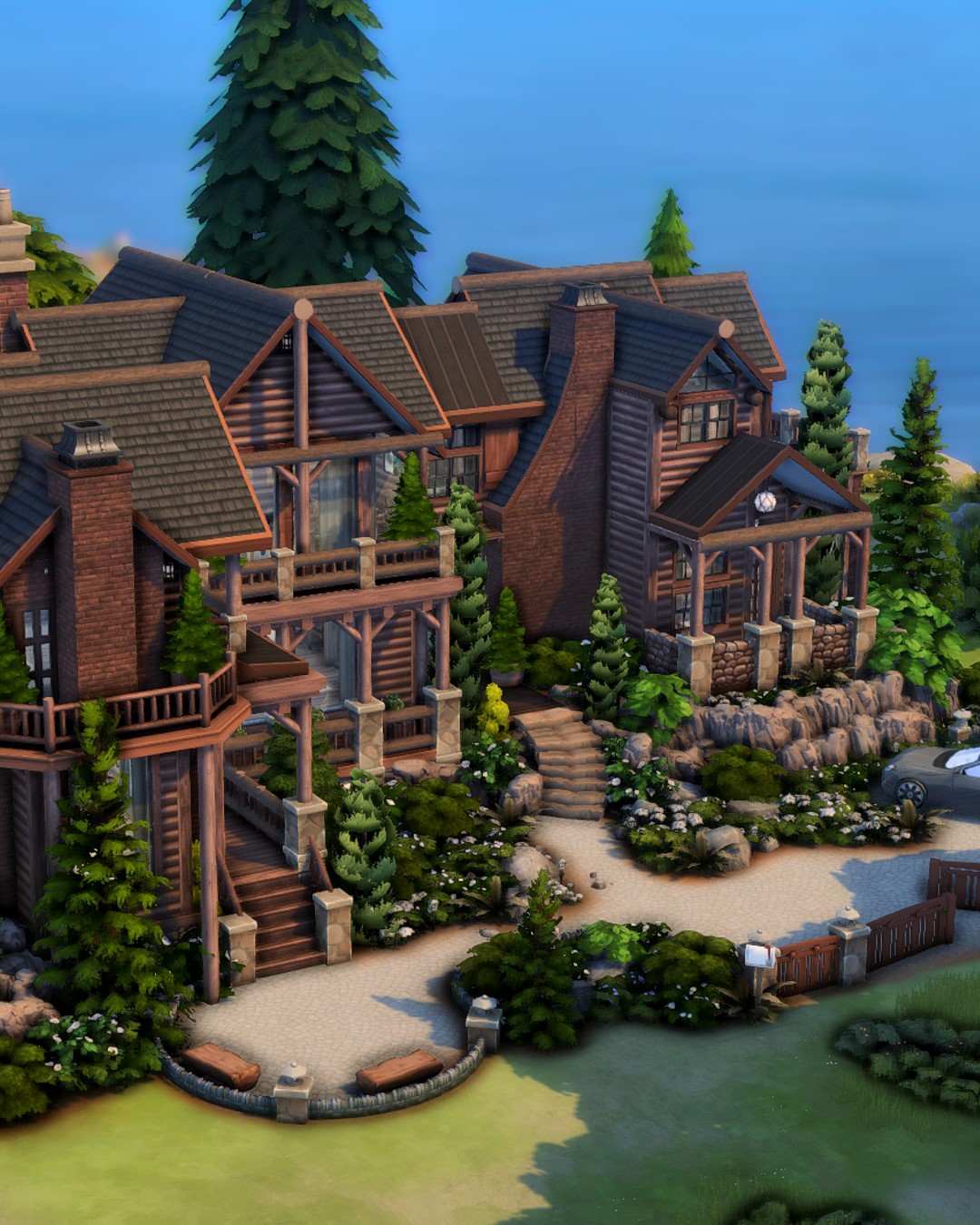 Huge Family Lodge - Gallery - The Sims 4 Rooms / Lots - CurseForge