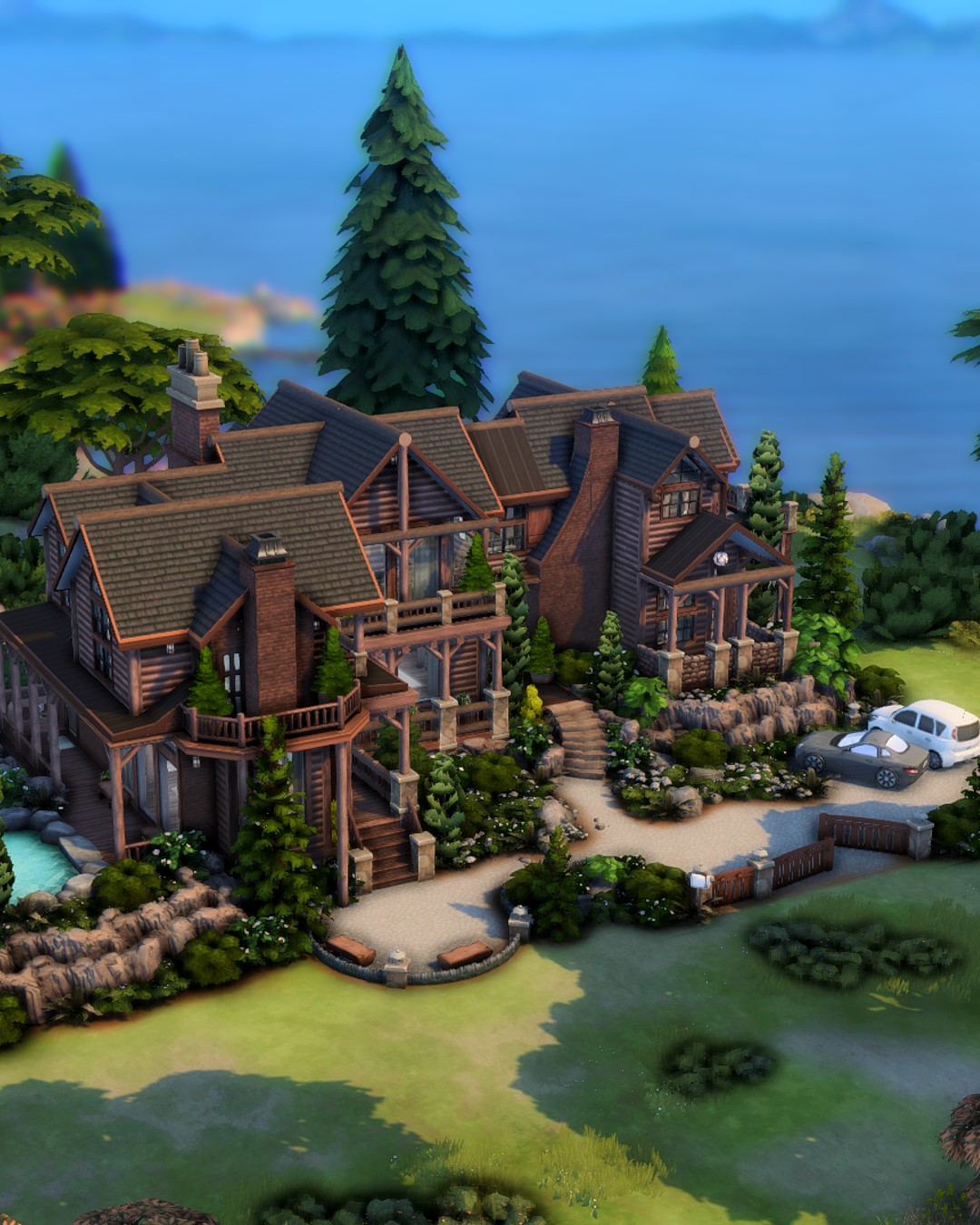Huge Family Lodge - Gallery - The Sims 4 Rooms / Lots - CurseForge