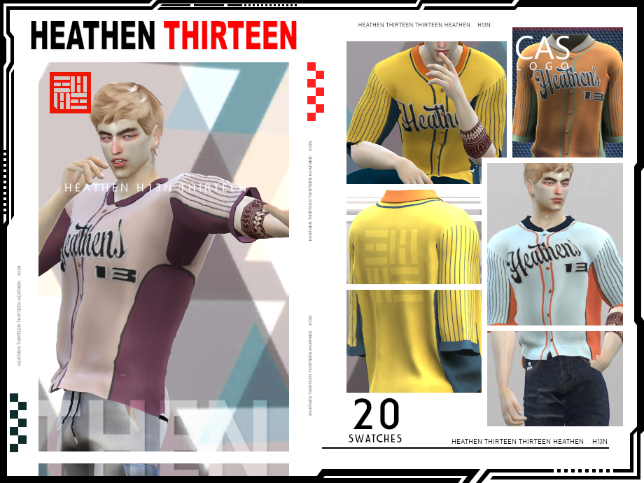 Heathens Baseball Jersey - Gallery - The Sims 4 Create a Sim - CurseForge