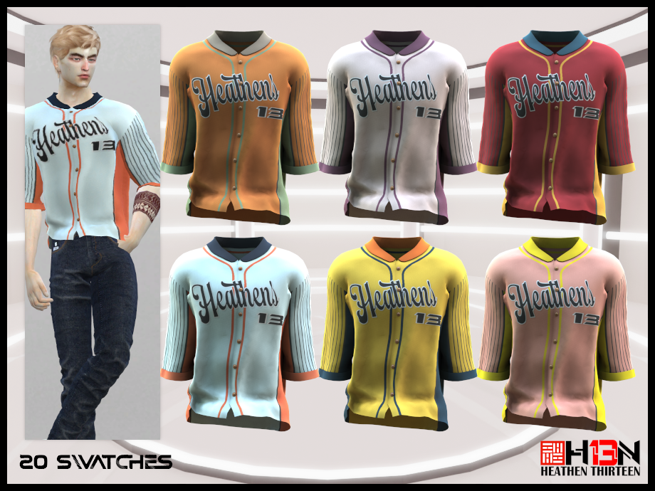 Heathens Baseball Jersey - Gallery - The Sims 4 Create a Sim - CurseForge