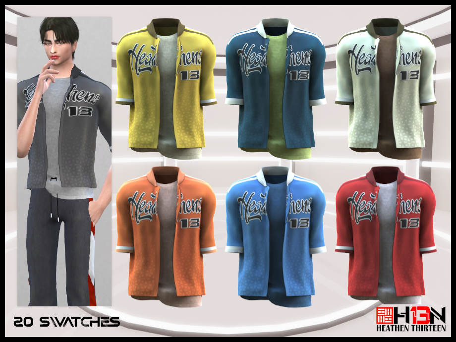 Open Heathens Baseball Jersey - Gallery - The Sims 4 Create a Sim ...