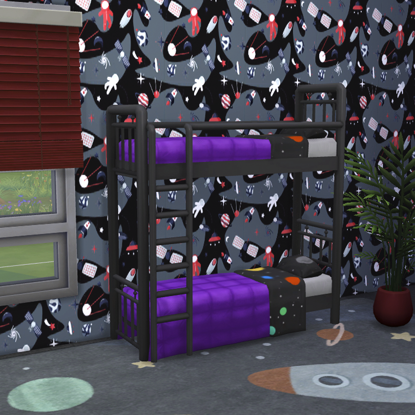 Space Kids Wallpaper - Zelba Design - Gallery - The Sims 4 Build / Buy ...