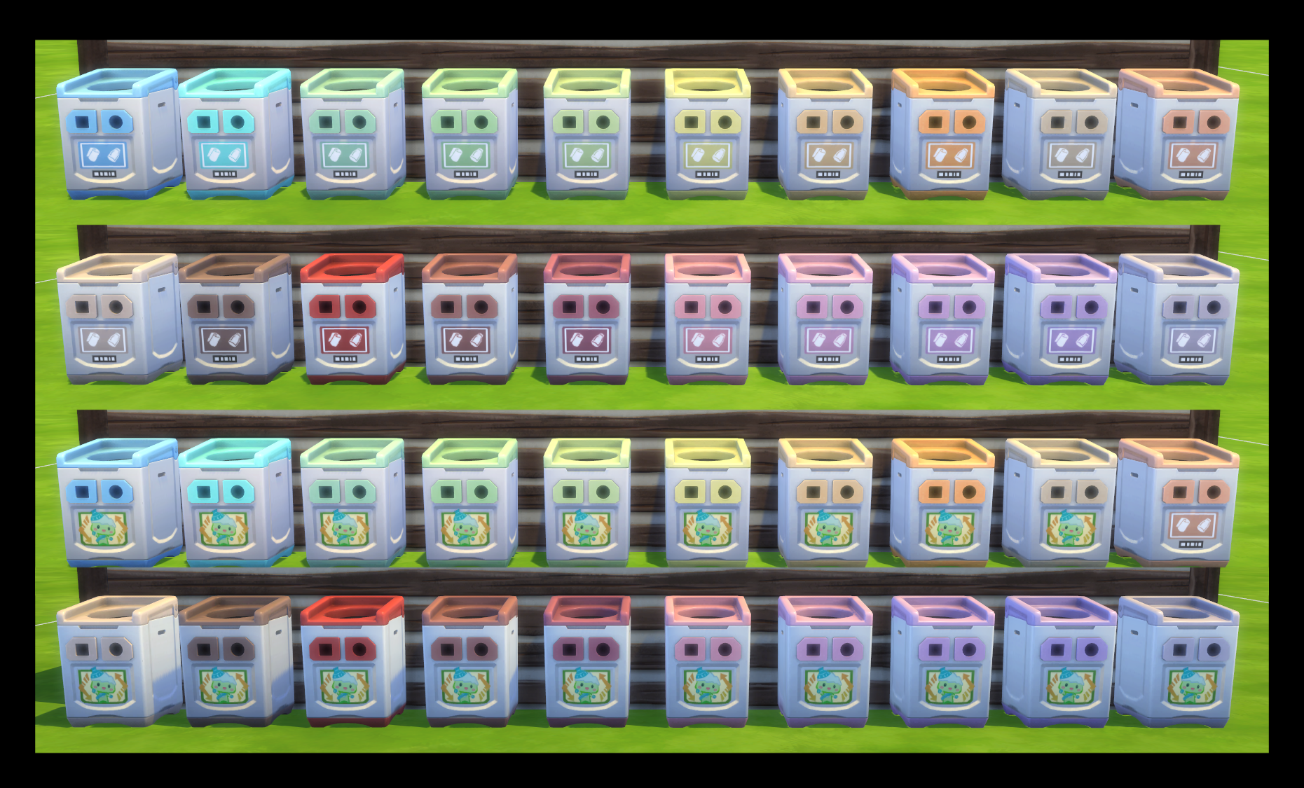 Trash Talking Recycle Bin Recolours - Gallery - The Sims 4 Build / Buy ...