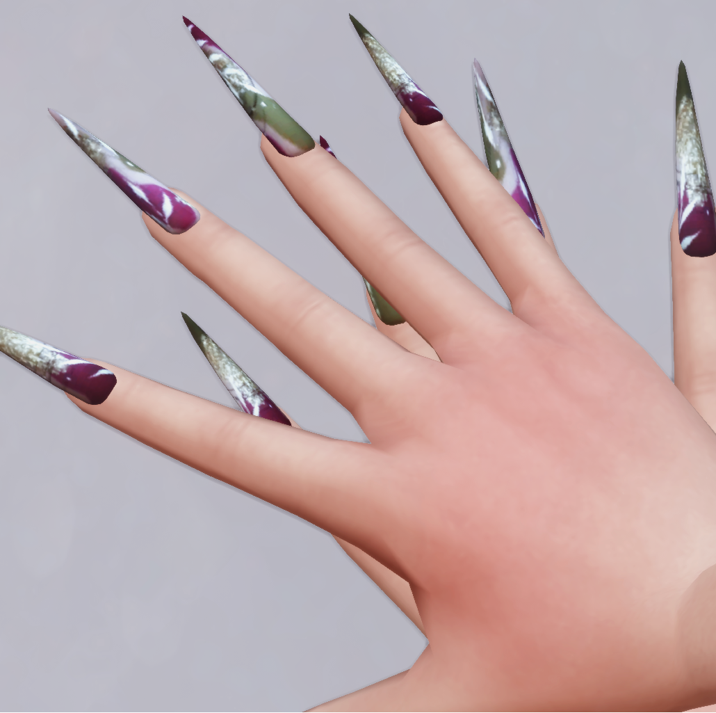 Autumn Nails Set N006 - Gallery - The Sims 4 Create a Sim - CurseForge