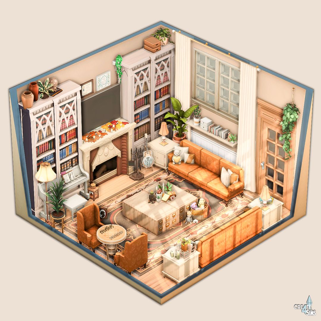 A Cozy Livingroom - Gallery - The Sims 4 Rooms / Lots - CurseForge