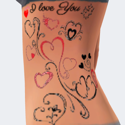 I love hearts scribble - Gallery - The Sims 4 Create a Sim - CurseForge