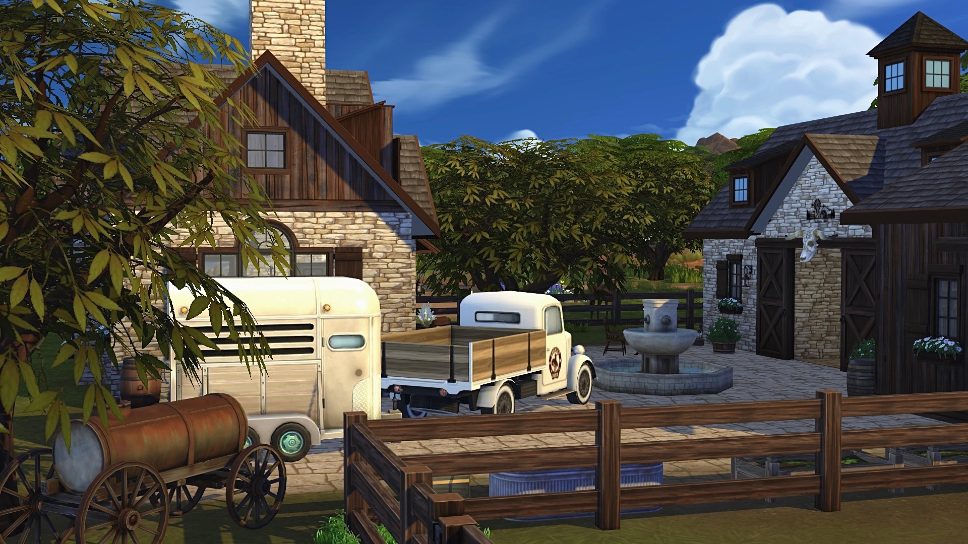 Rustic Ranch House | No CC - Gallery - The Sims 4 Rooms / Lots - CurseForge