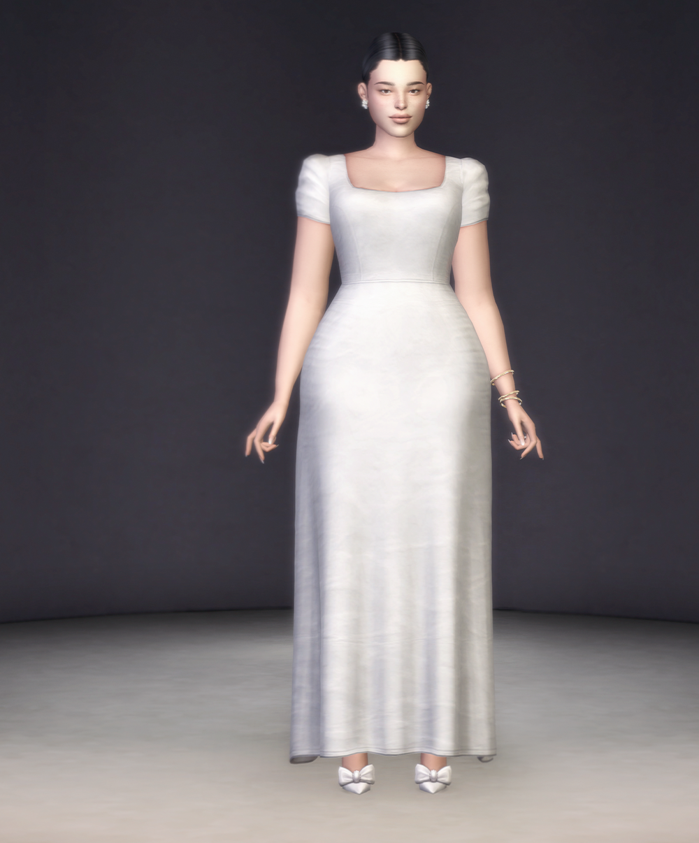 Pure Collection III - Édith Gown - Gallery - The Sims 4 Create a Sim ...
