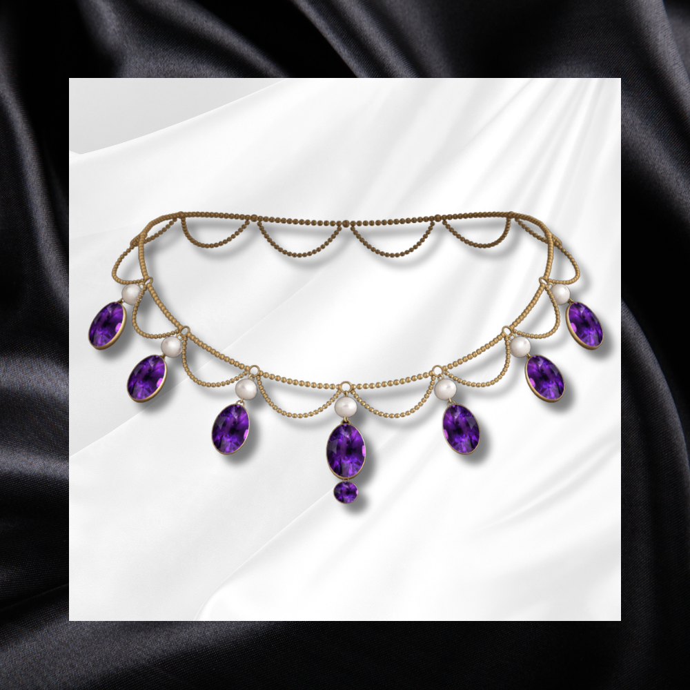 Amethyst Victorian Necklace - Gallery - The Sims 4 Create a Sim ...