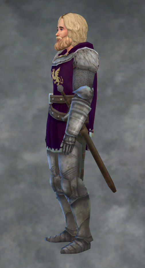 TSM Knight Asymmetric Pauldrons Armor - Gallery - The Sims 4 Create a ...