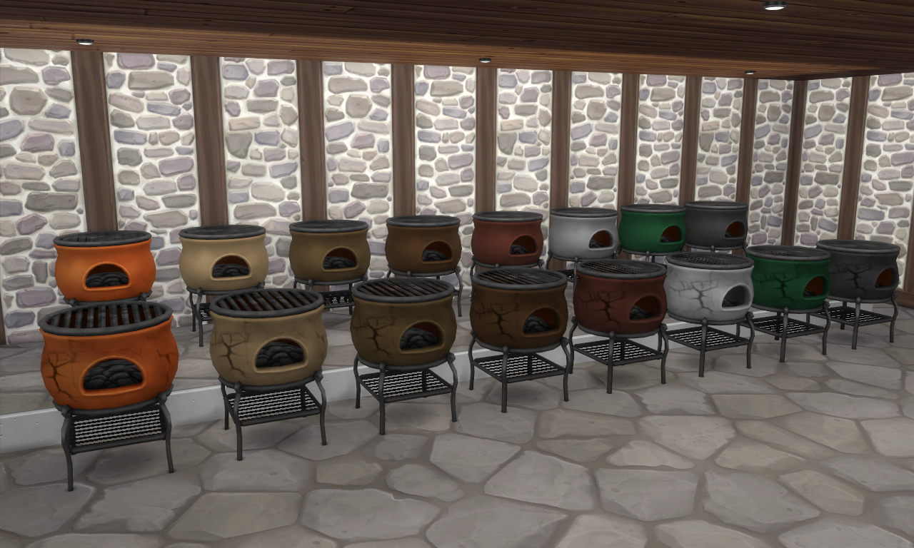 Medieval - Historical - Grill (nº01) - Gallery - The Sims 4 Build / Buy ...