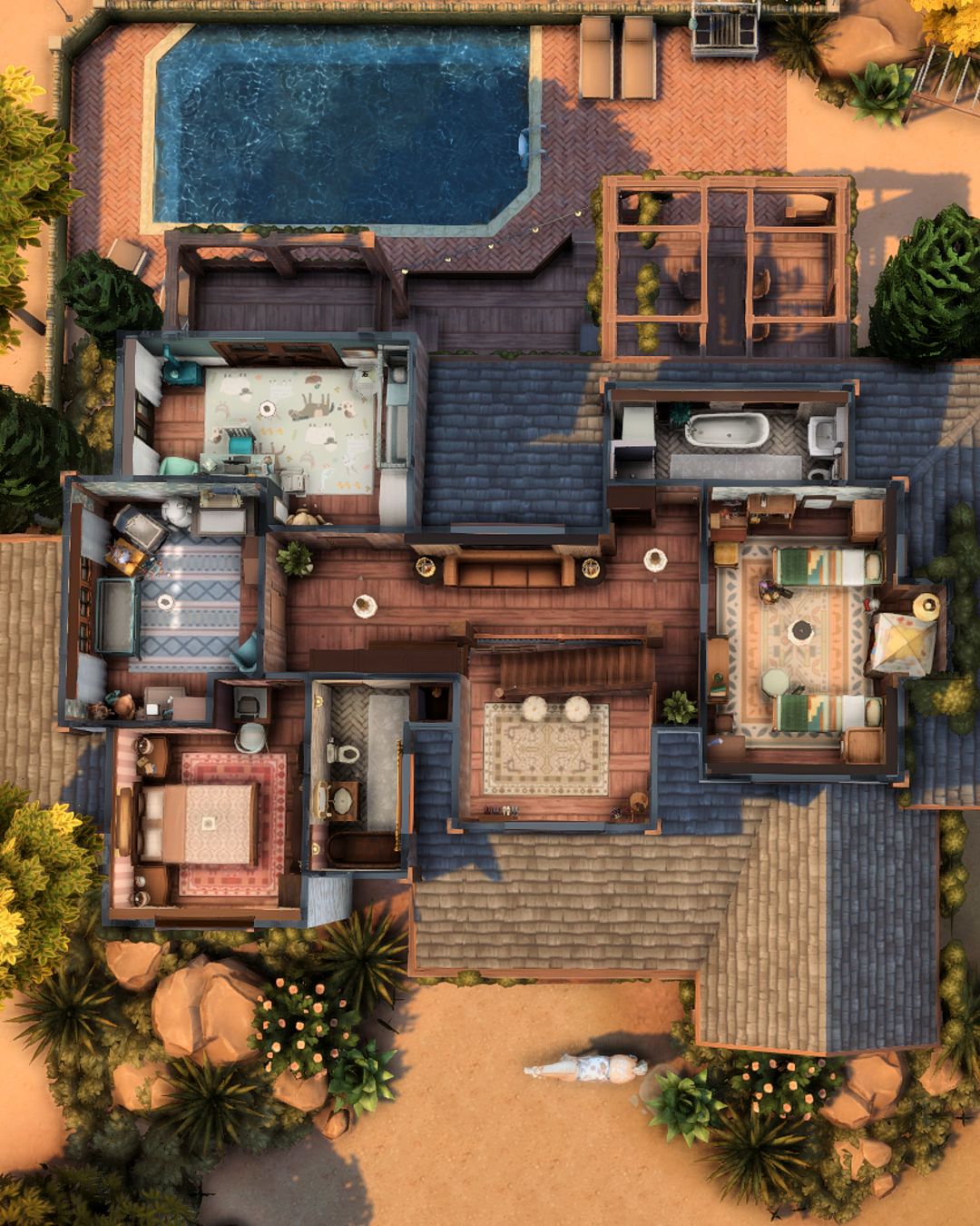 Chestnut Farmhouse - Gallery - The Sims 4 Rooms / Lots - CurseForge