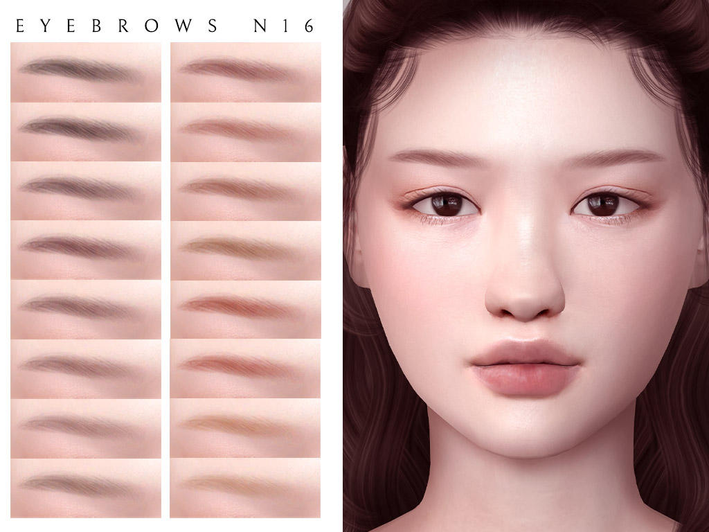 Eyebrows N16 - Gallery - The Sims 4 Create a Sim - CurseForge