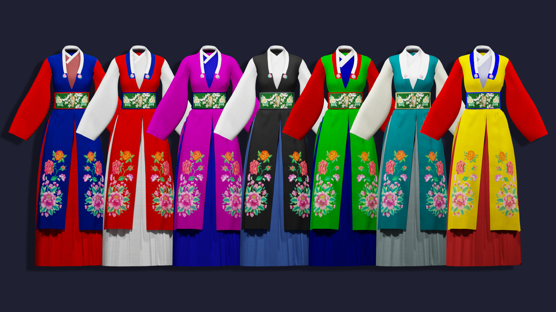[simna] Mudang (Korean Shaman) Hanbok Set - Gallery - The Sims 4 Create ...