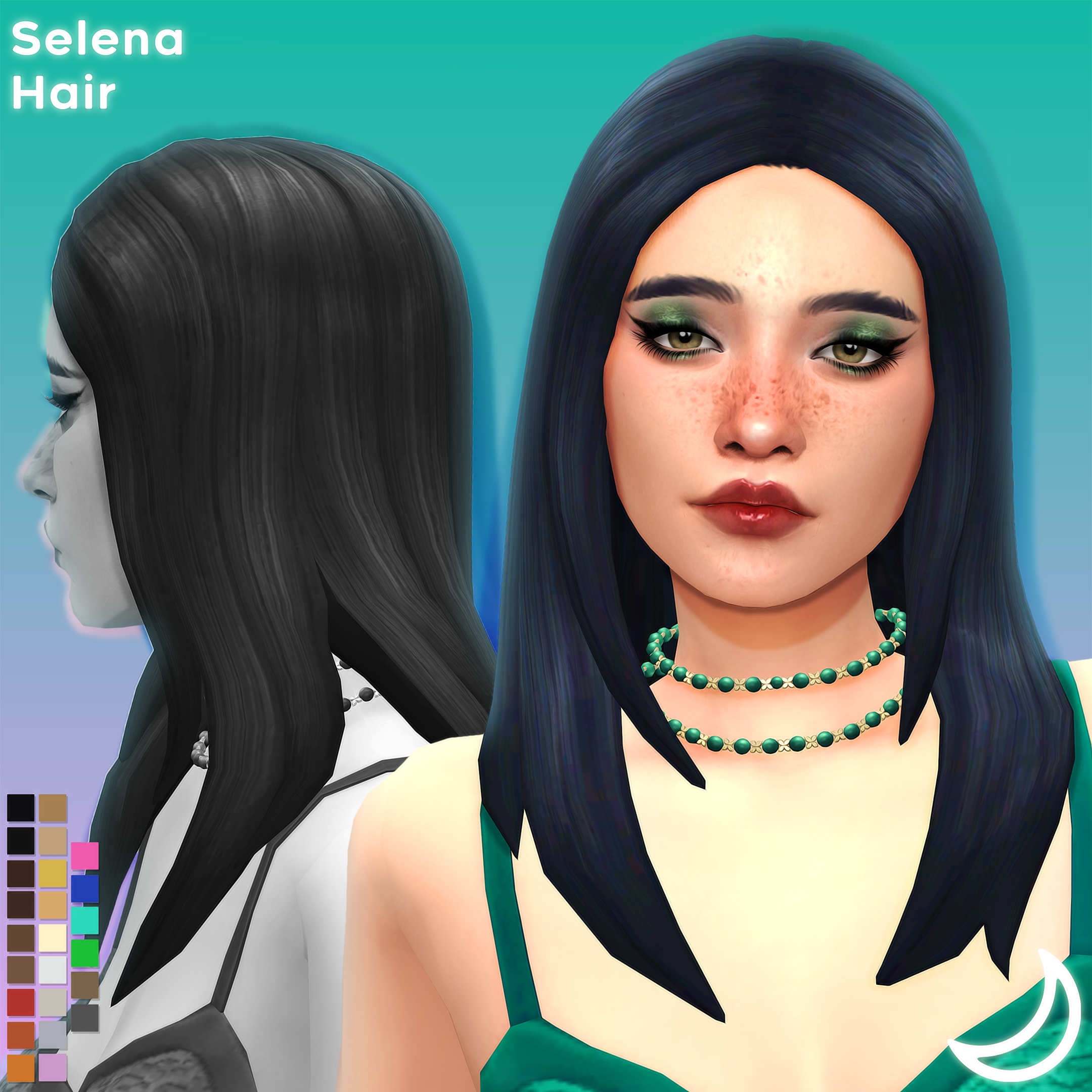 Selena Hair - Gallery - The Sims 4 Create a Sim - CurseForge