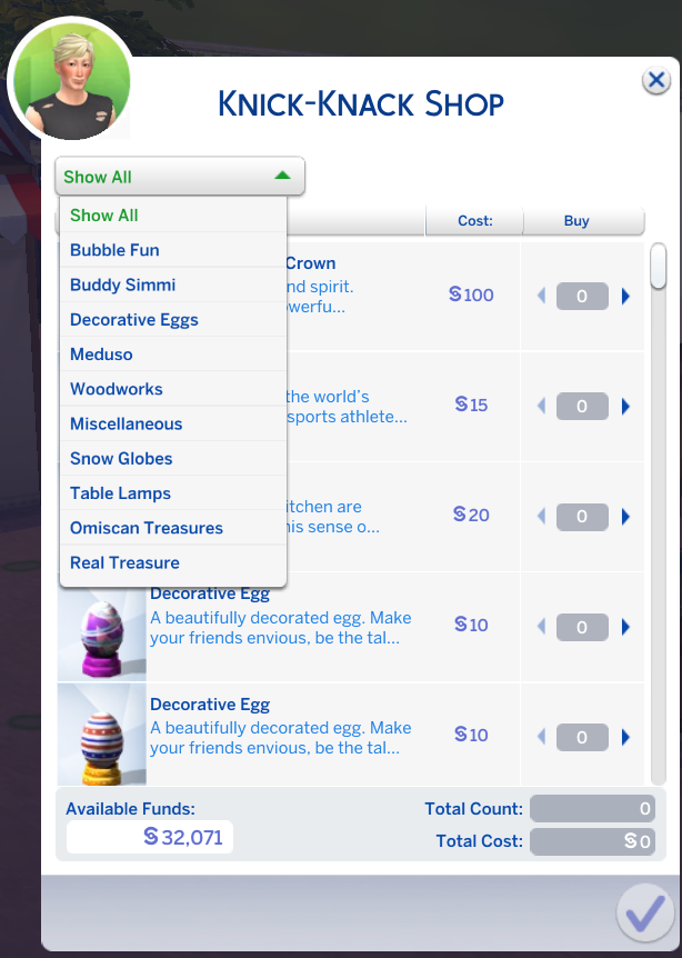 Knick Knack Shop Stall - Gallery - The Sims 4 Mods - CurseForge