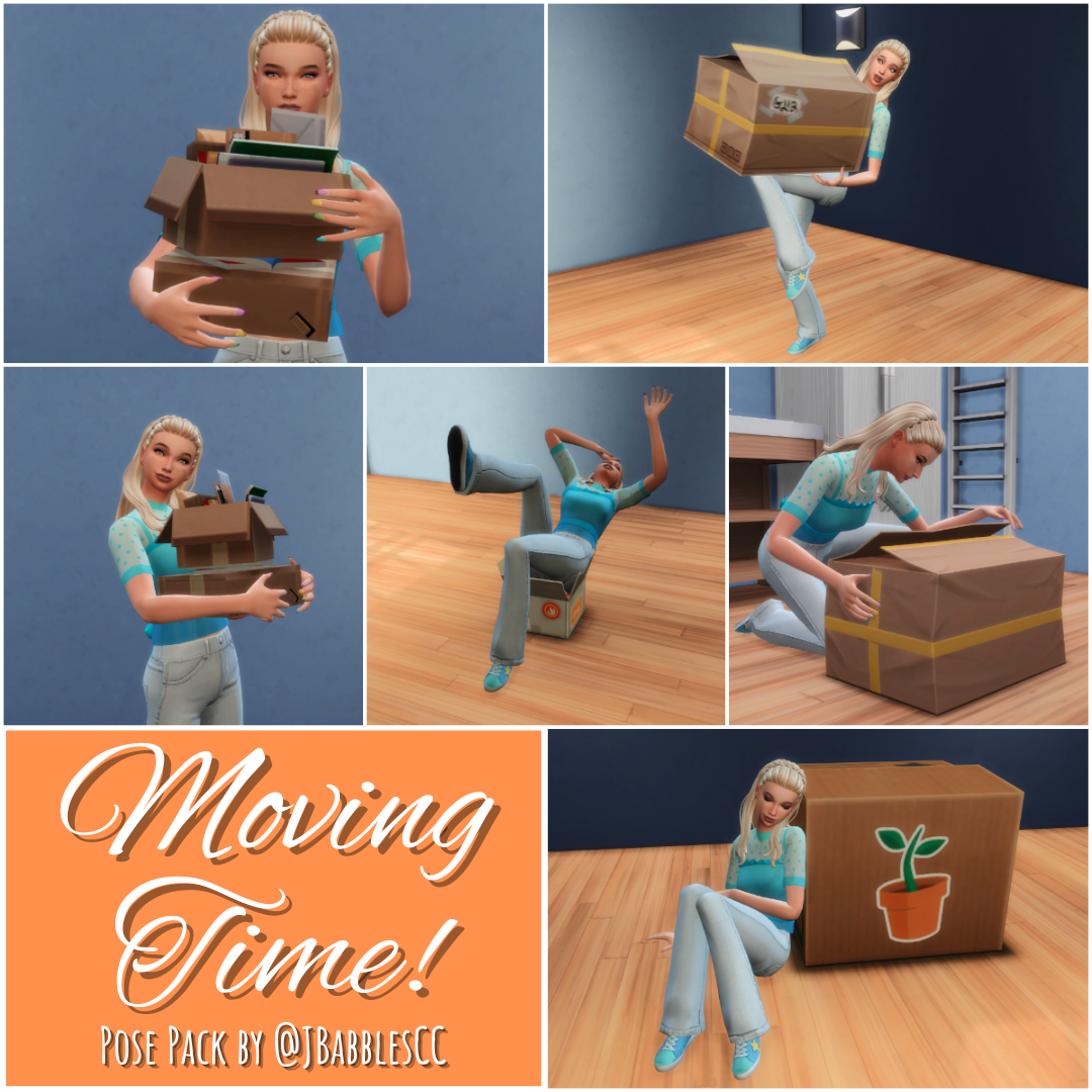 Moving Times Pose Pack - Screenshots - The Sims 4 Mods - CurseForge