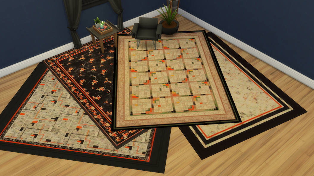 Linoleum Rugs in Deco - Gallery - The Sims 4 Build / Buy - CurseForge