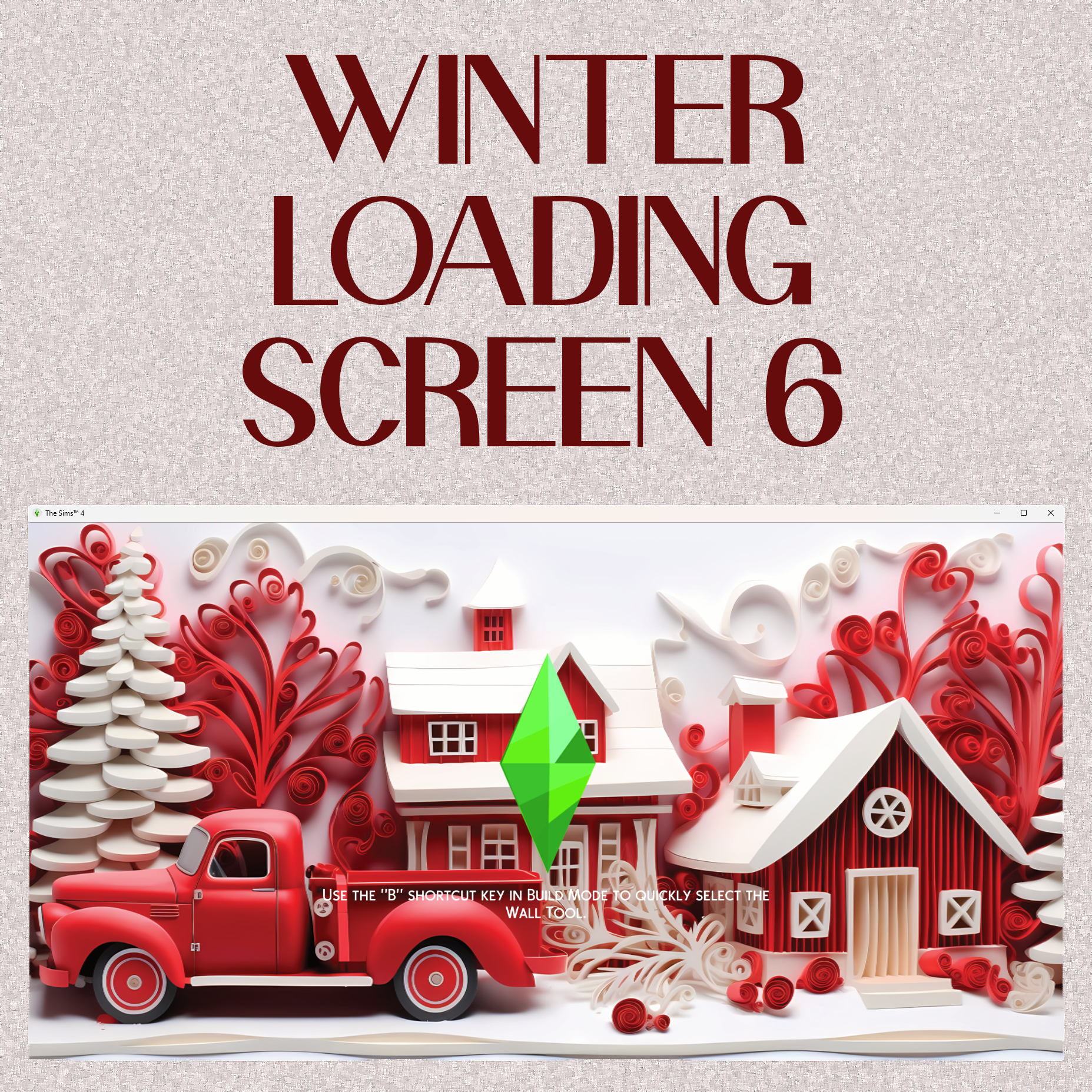 Winter Loading Screen 6 - Gallery - The Sims 4 Mods - CurseForge
