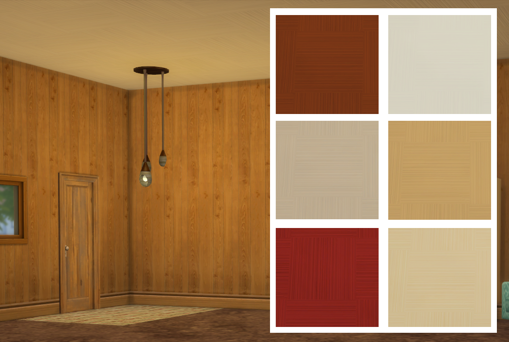 Combed Plywood Ceiling Tiles - Gallery - The Sims 4 Build / Buy ...