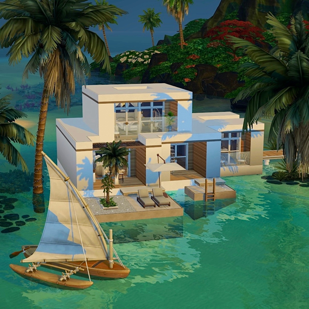 Modern Dream Vacation | No CC - Gallery - The Sims 4 Rooms / Lots ...