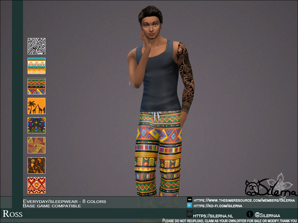 Ross Pants - Gallery - The Sims 4 Create a Sim - CurseForge