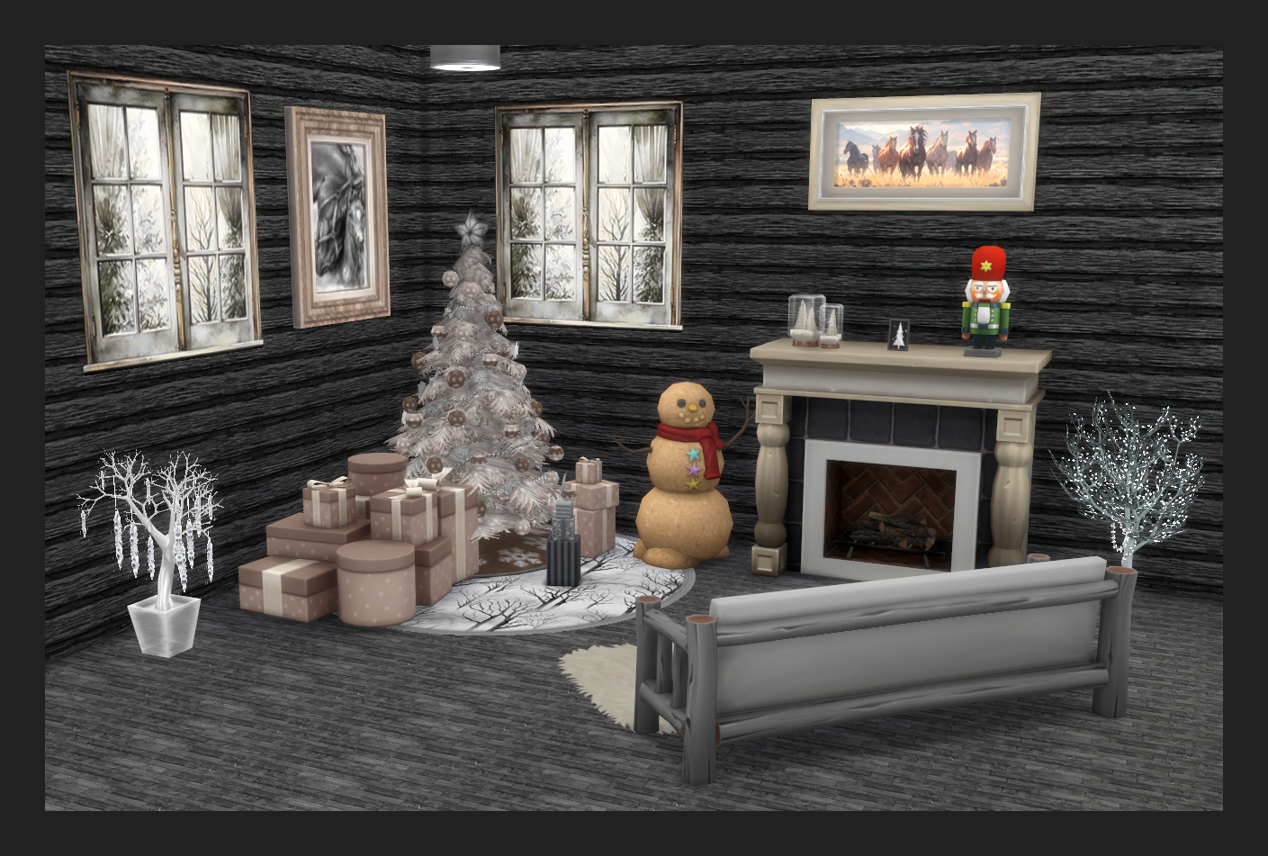 Winter Window Wall Decals - Gallery - The Sims 4 Build / Buy - CurseForge