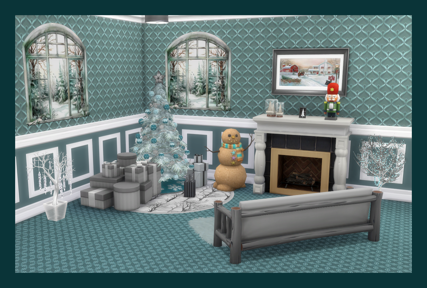 Winter Window Wall Decals - Gallery - The Sims 4 Build / Buy - CurseForge