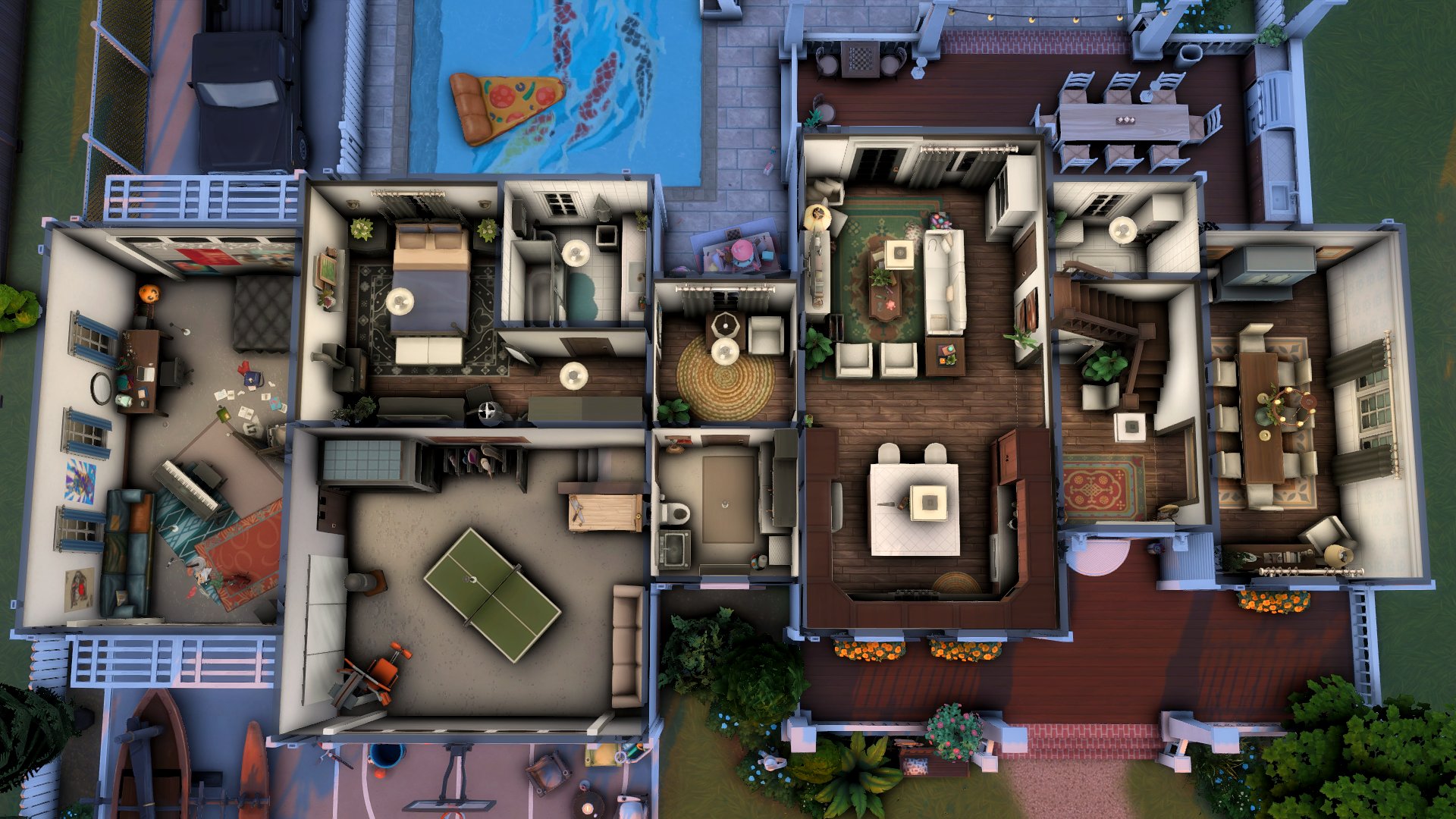 Del Sol Valley Family Home 🌴 - Gallery - The Sims 4 Rooms / Lots ...