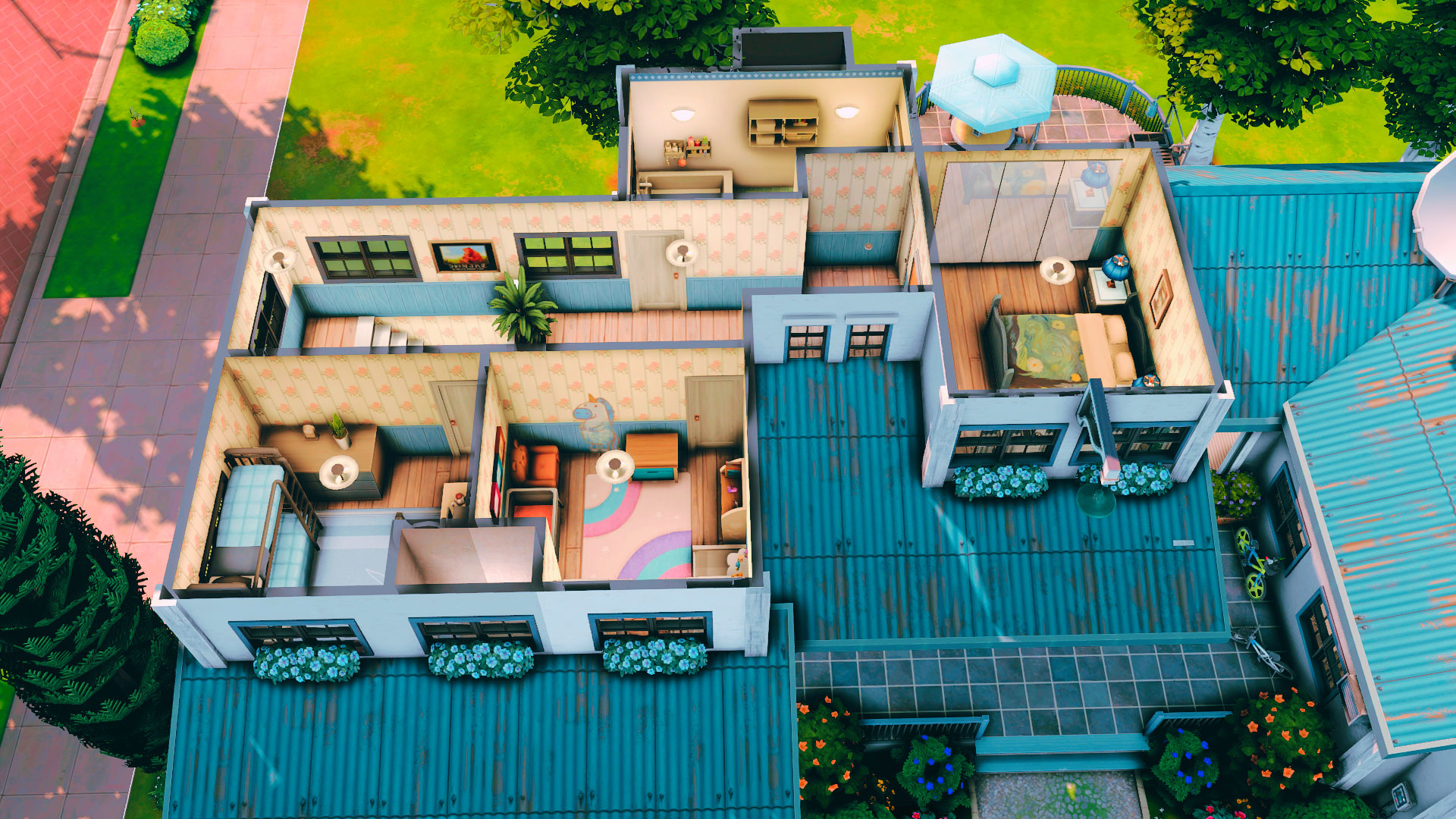 Realistic Big House - Gallery - The Sims 4 Rooms / Lots - CurseForge