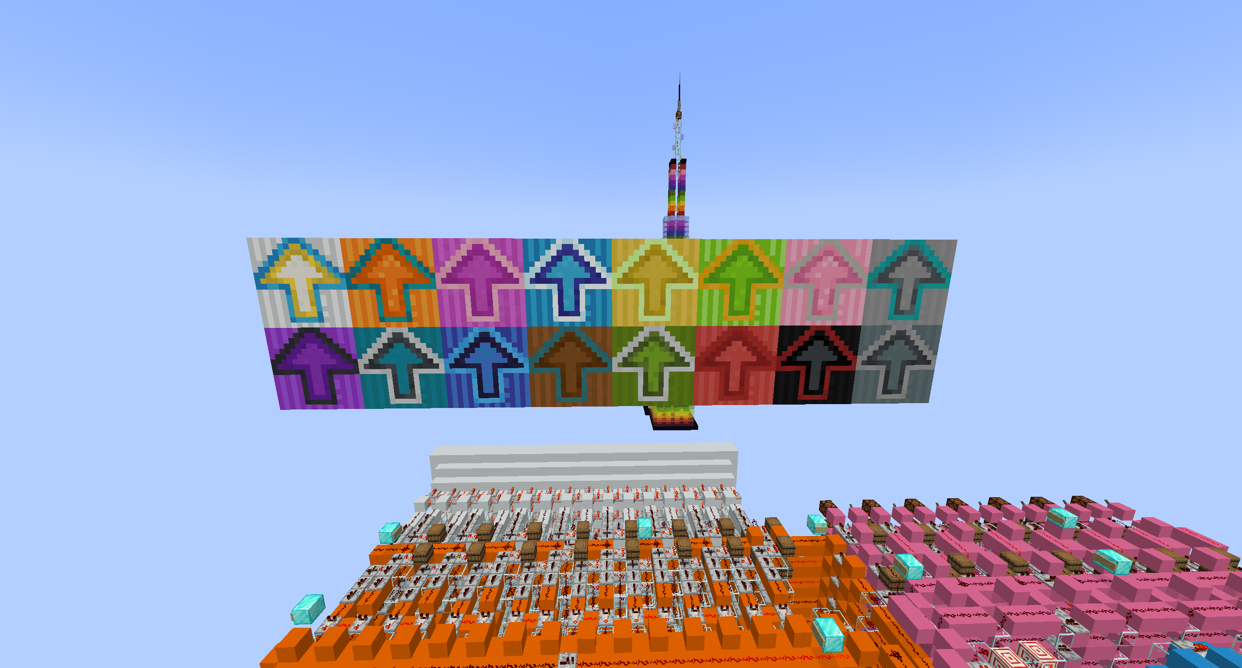 Colorful Glazed Terracotta Arrows - Gallery - Minecraft Resource Packs ...