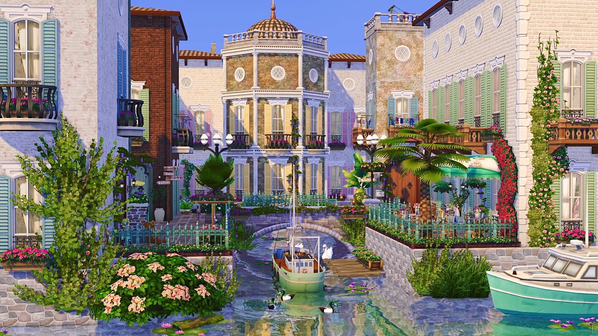Romantic Restaurant Venice | No CC - Gallery - The Sims 4 Rooms / Lots ...